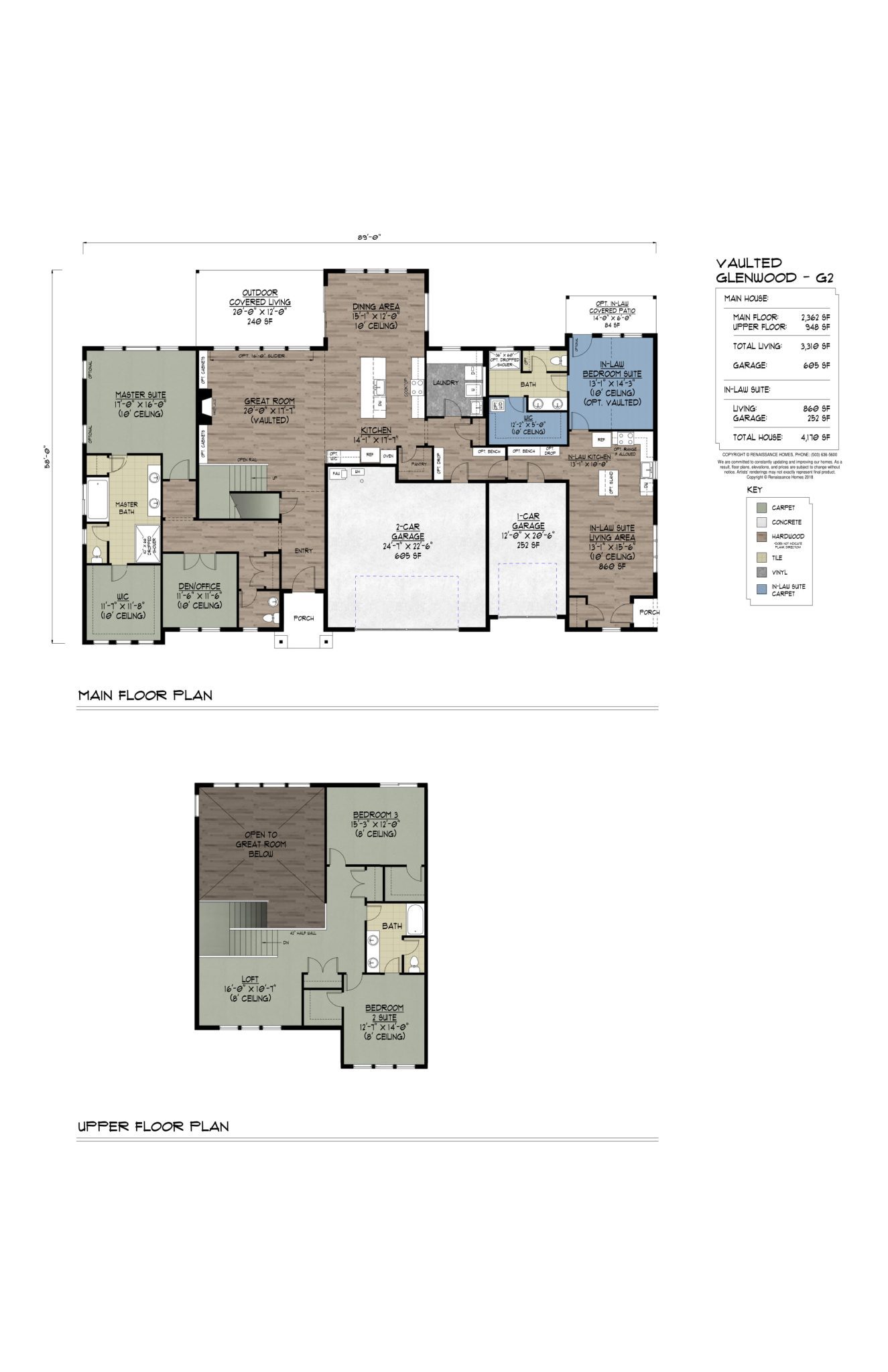 Glenwood Multi-Generational - Vaulted — Renaissance Homes